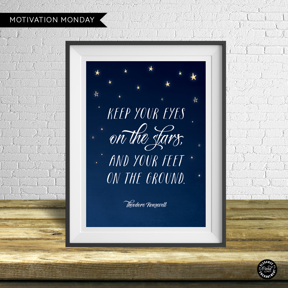 Motivation Monday – Free Printable – Keep your eyes on the stars and ...